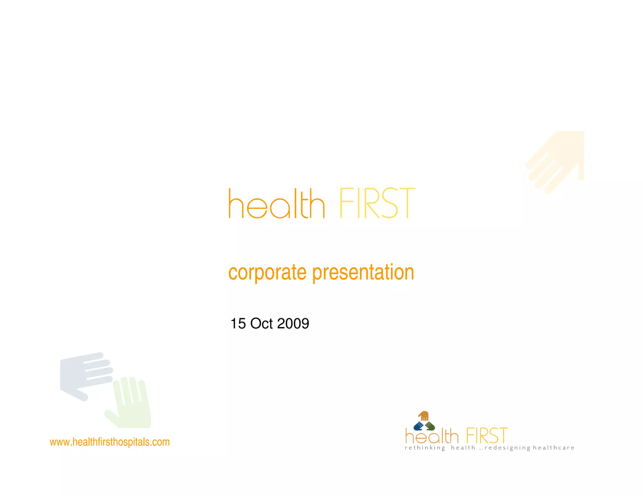 Health First Corporate Presentation | PDF