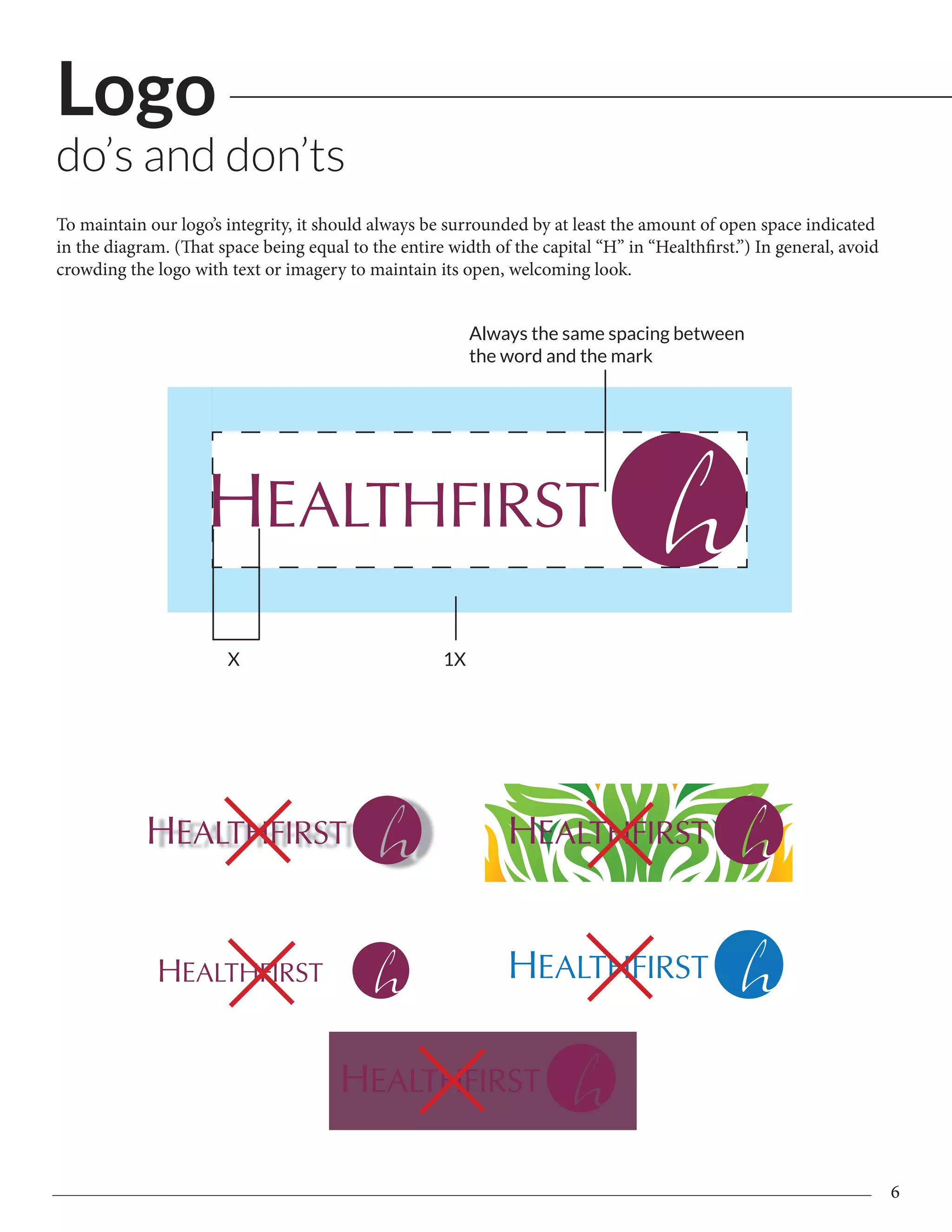 Healthfirst brandguide example | PDF