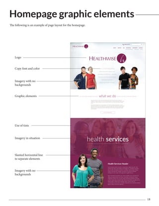 Healthfirst brandguide example | PDF