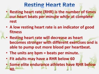 Health and Fitness activity for Grade XII | PPTX