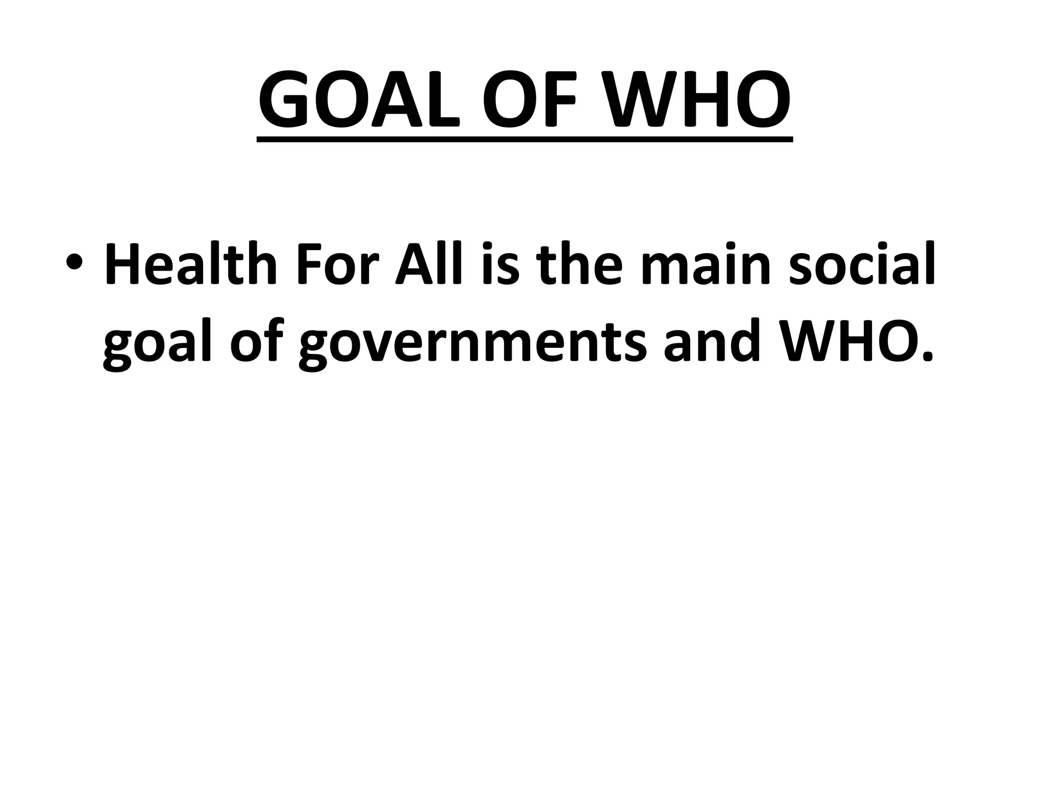 HEALTH FOR ALL | PPTX