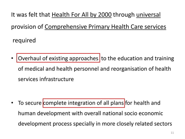 Health for all- AN OVERVIEW OF DIFFERENT SCHEMES CULMINATING IN ...