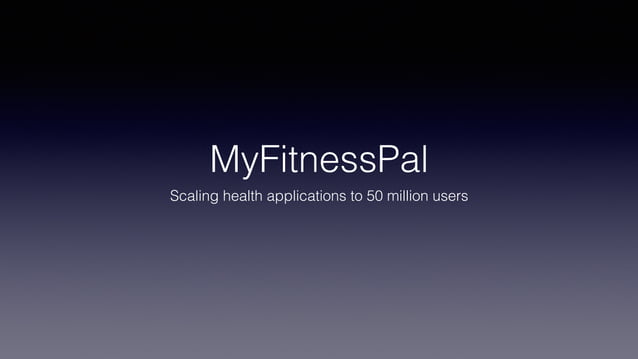 HxRefactored - MyFitnessPal - Vijay Raghunathan | PDF