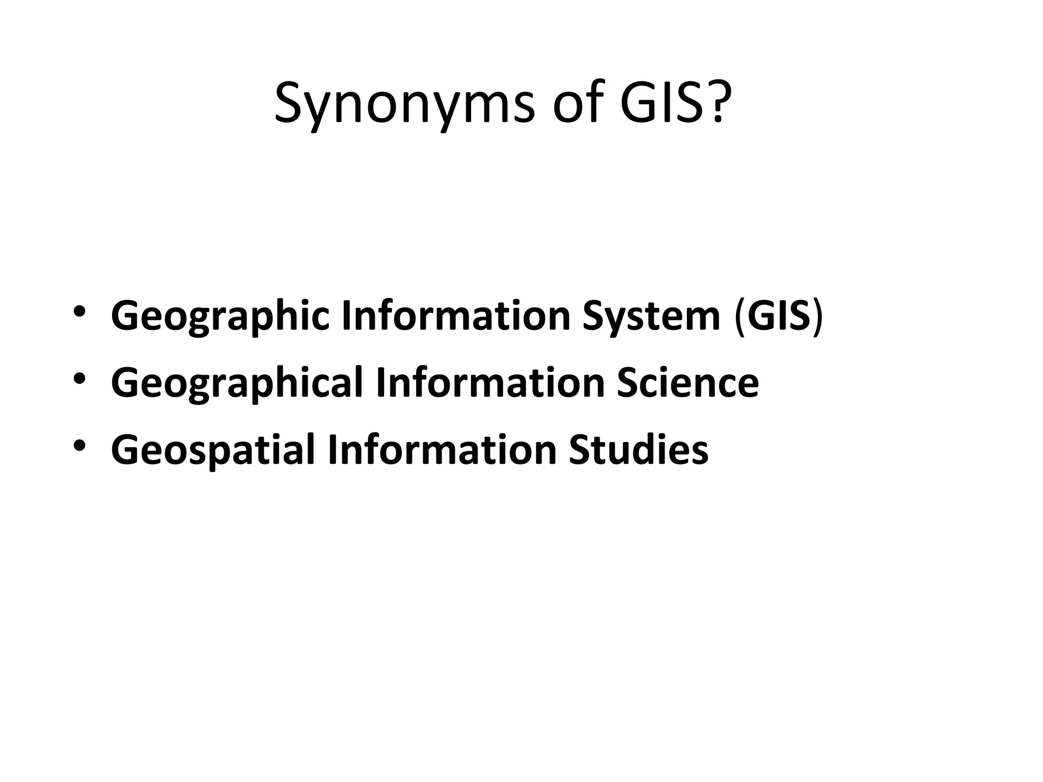 Health GIS (Geographic Information System) | PPT