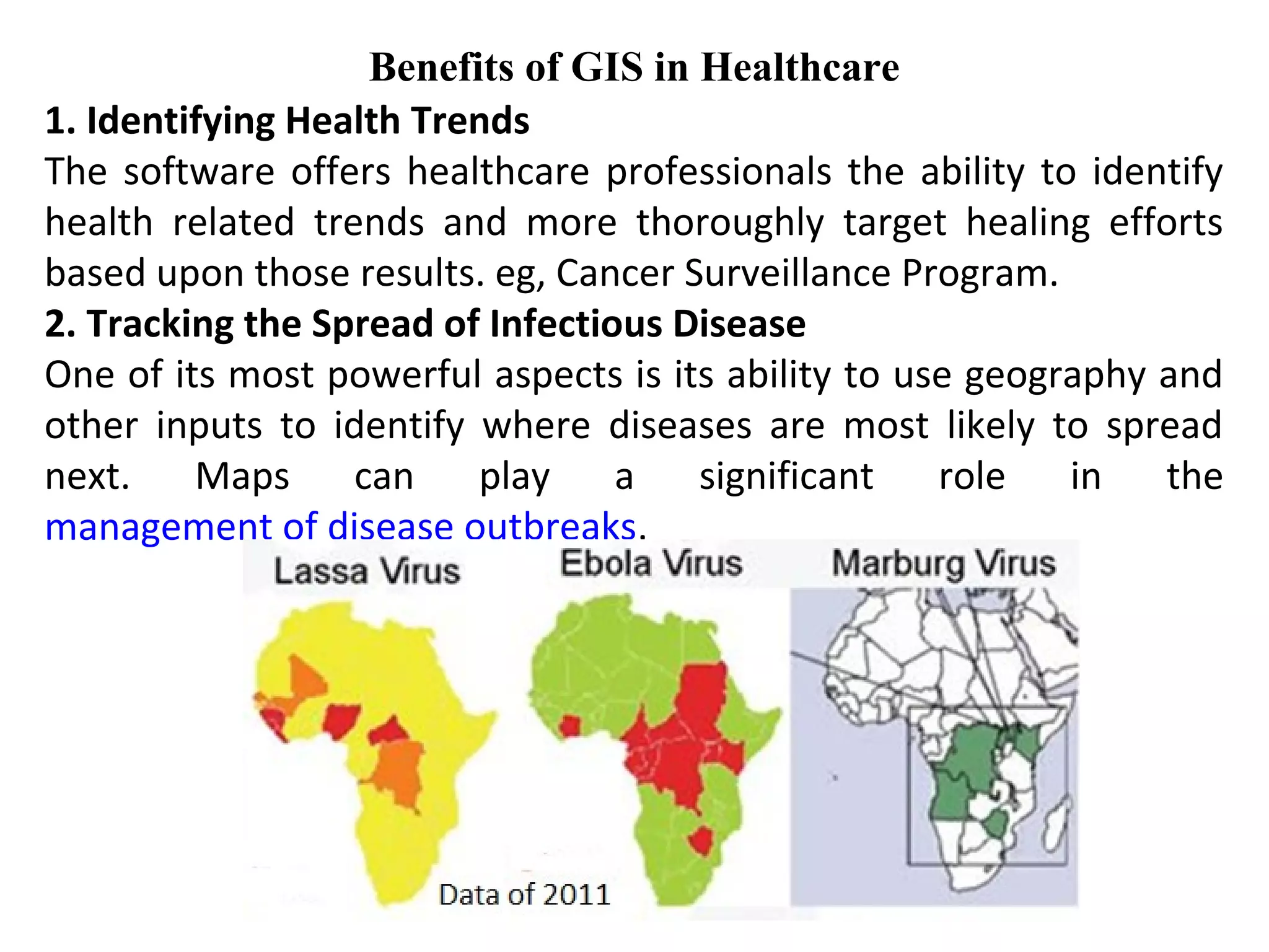 Health GIS (Geographic Information System) | PPT