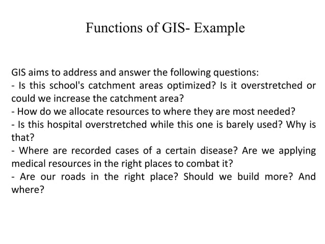 Health GIS (Geographic Information System) | PPT | Geography | Science