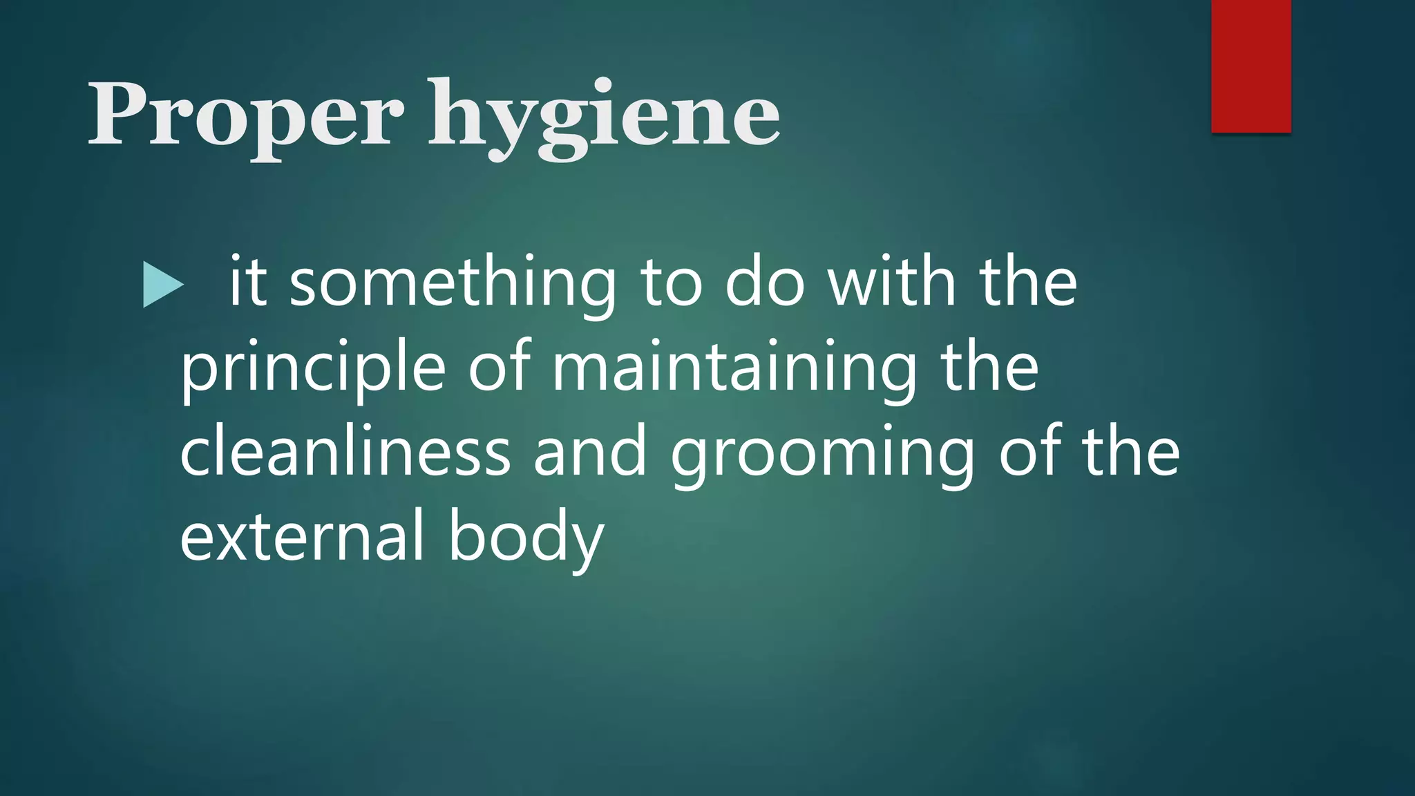 Health Habits and Hygiene | PPTX