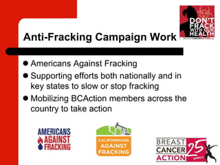 Fracking and Connections to Breast Cancer | PPTX