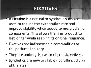 Health hazards of fragnance | PPTX