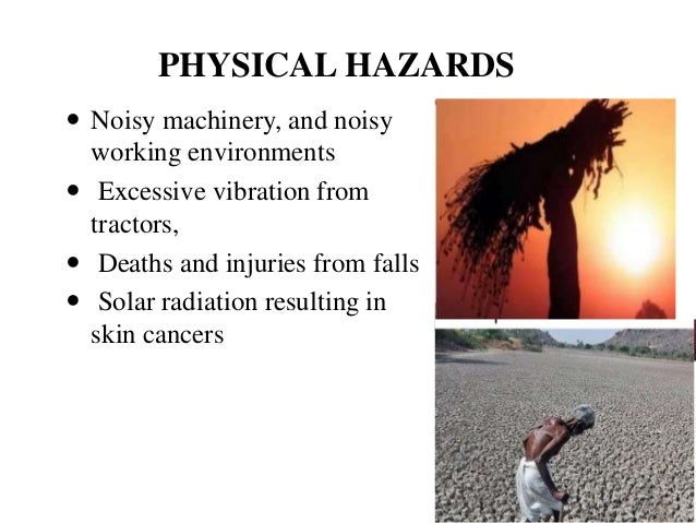 Health hazards face by agriculture workers
