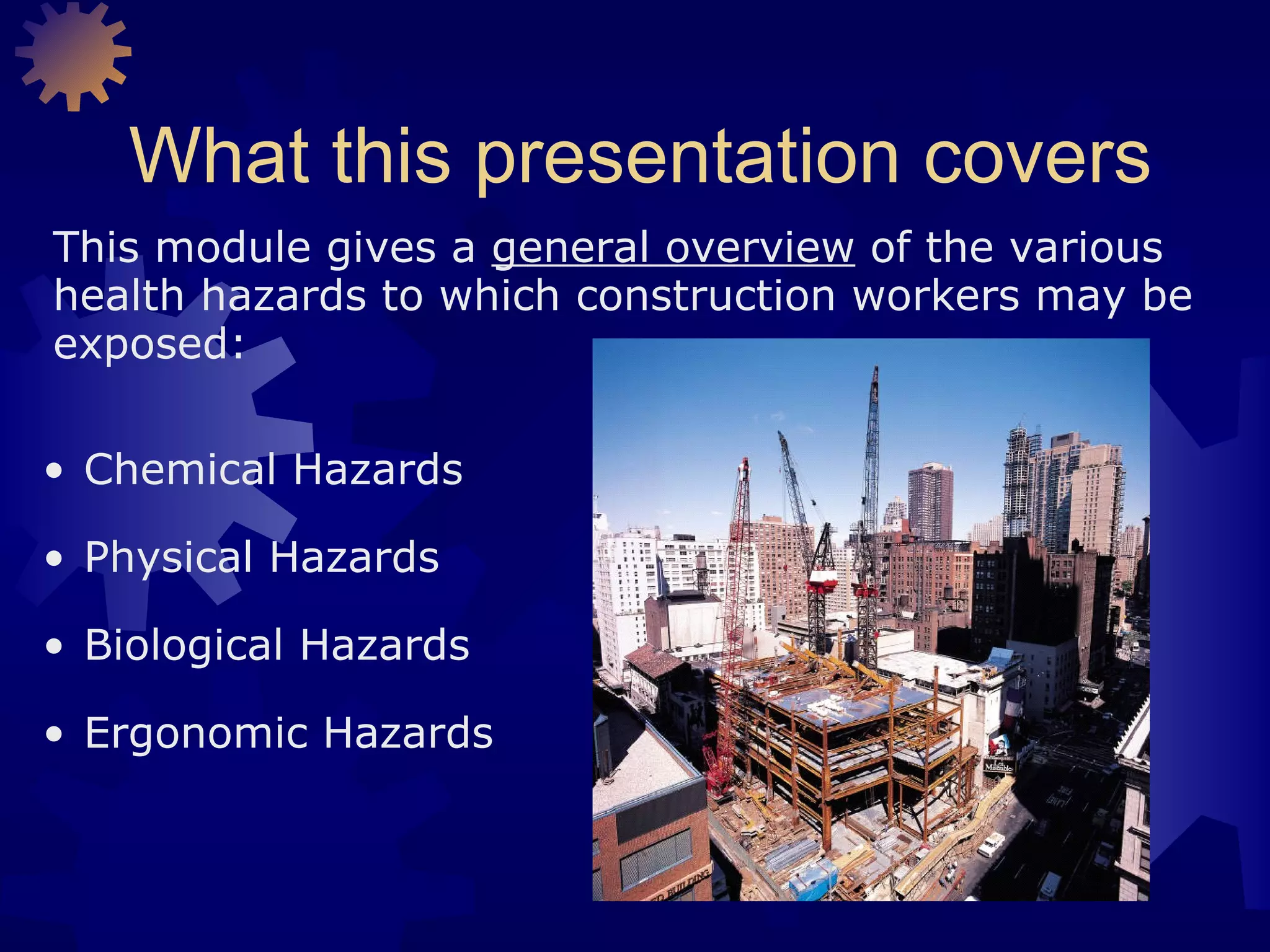 Health hazards in construction | PPT