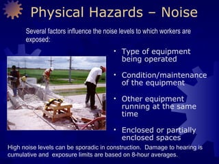Health hazards in construction | PPT