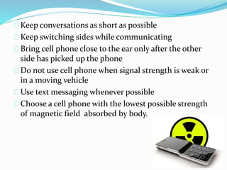 Health hazards of mobile phones | PPTX