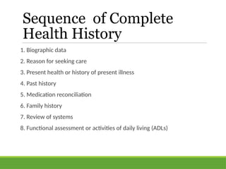 Health History & Assessment Techniques.pptx