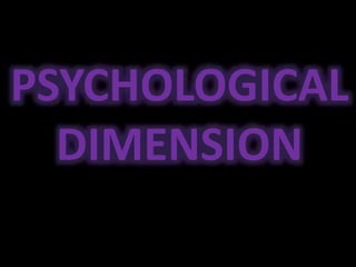 Human Sexuality Dimension | PPTX