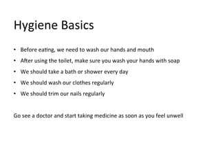Health & hygiene | PPT