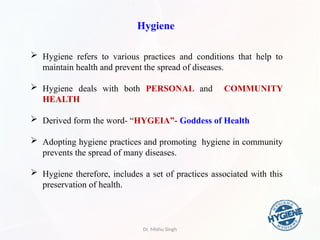"Health and Hygiene: Key to Well-being" | PPTX