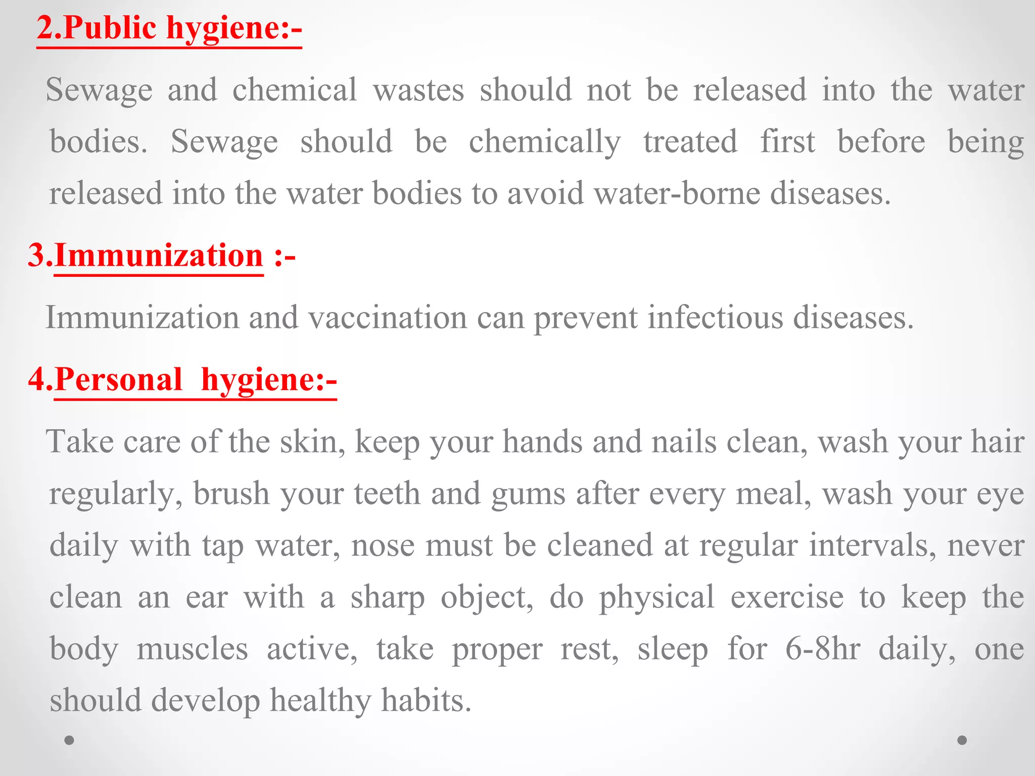 Health, Hygiene and Cleanliness | PPTX