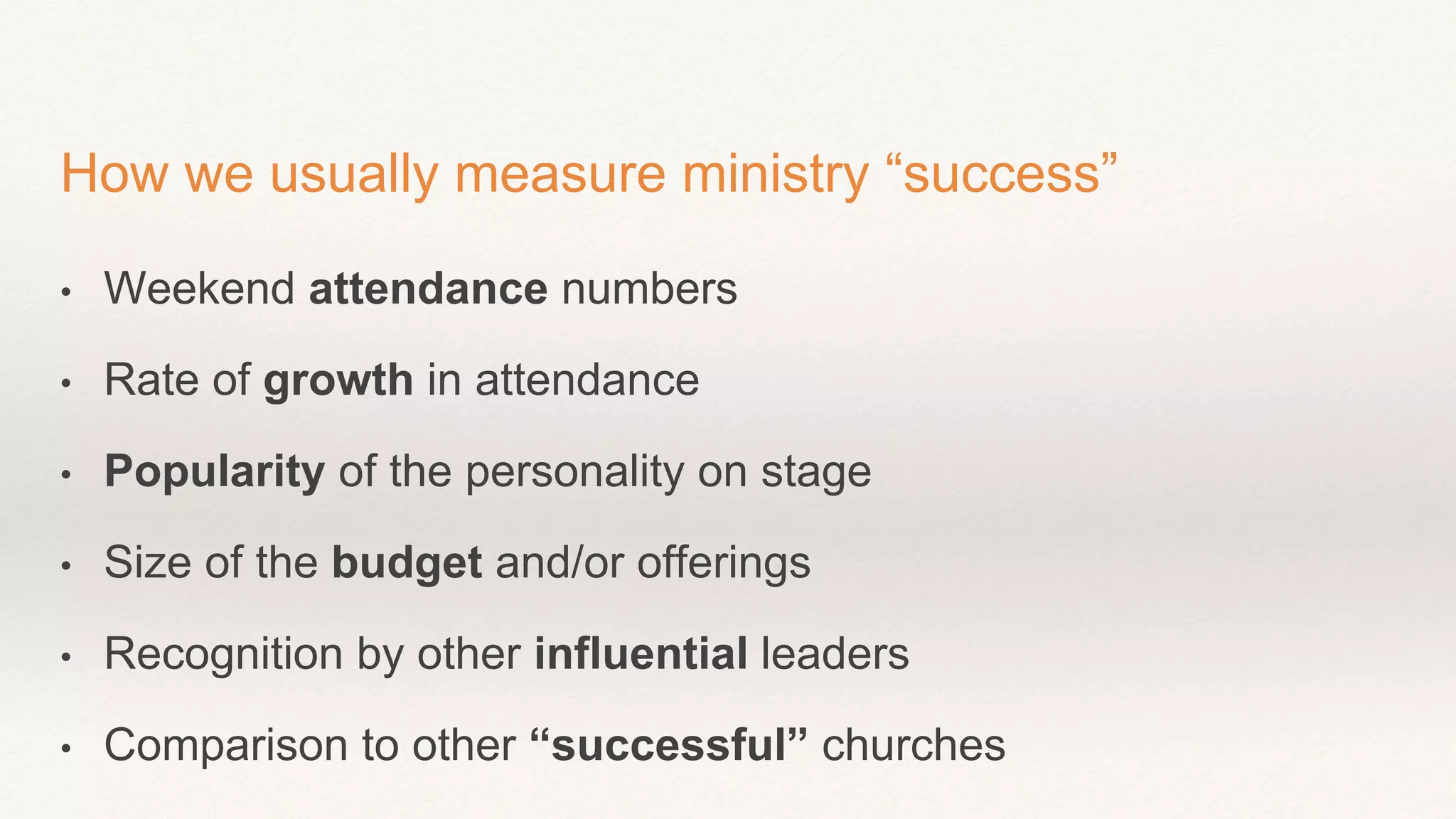 Mapping a Year of Ministry for a Healthy Church | PPTX