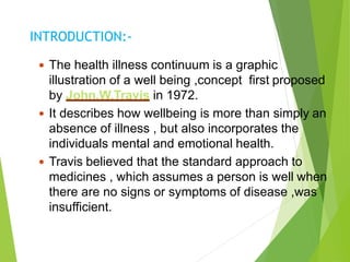 Healthillnesscontinuum | PPTX