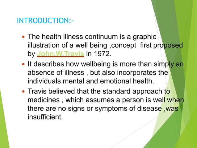 Healthillnesscontinuum | PPTX | Wellness | Healthy Living