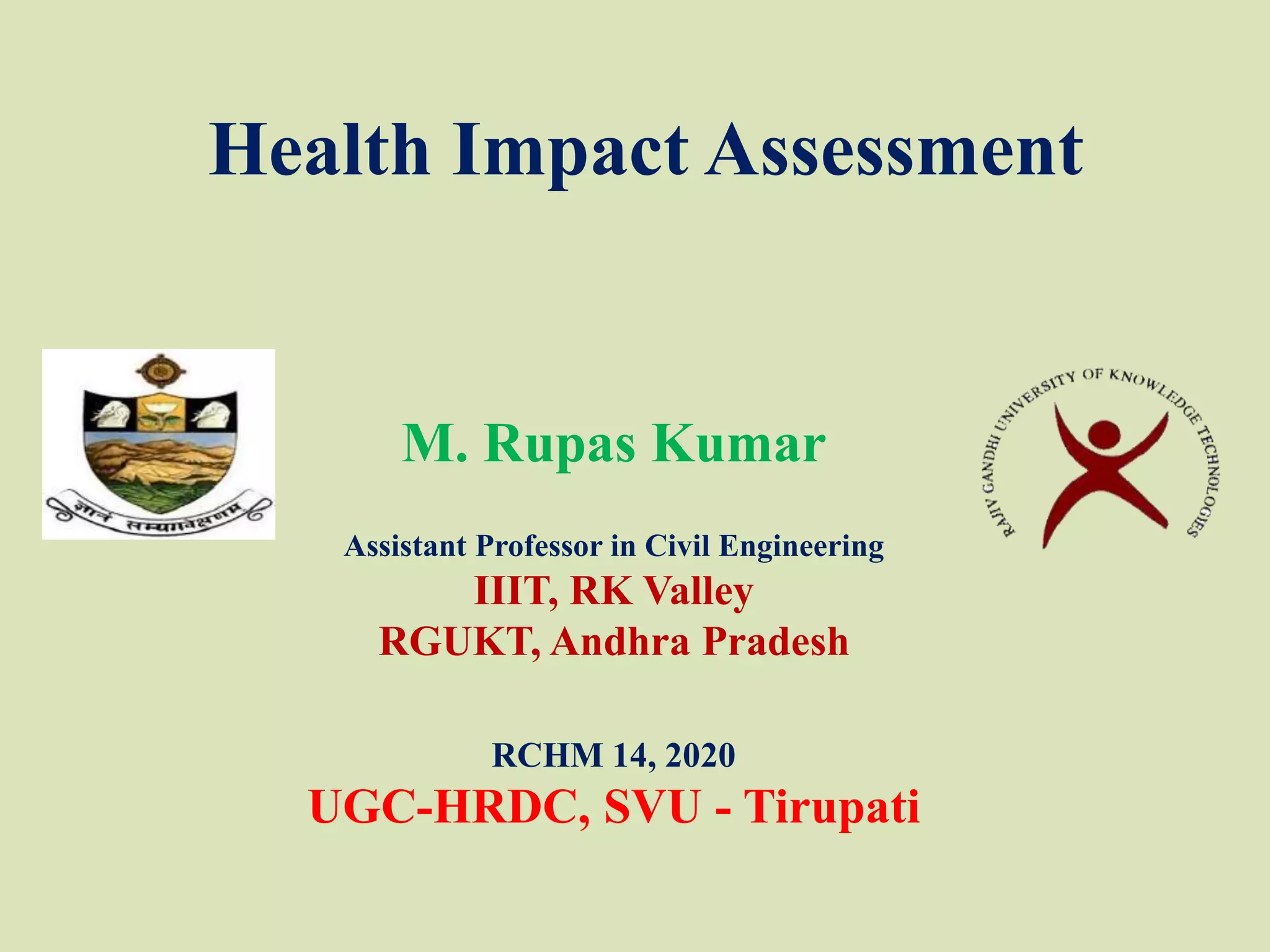Health Impact Assessment.ppt