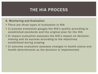 Health impact assessments | PPTX