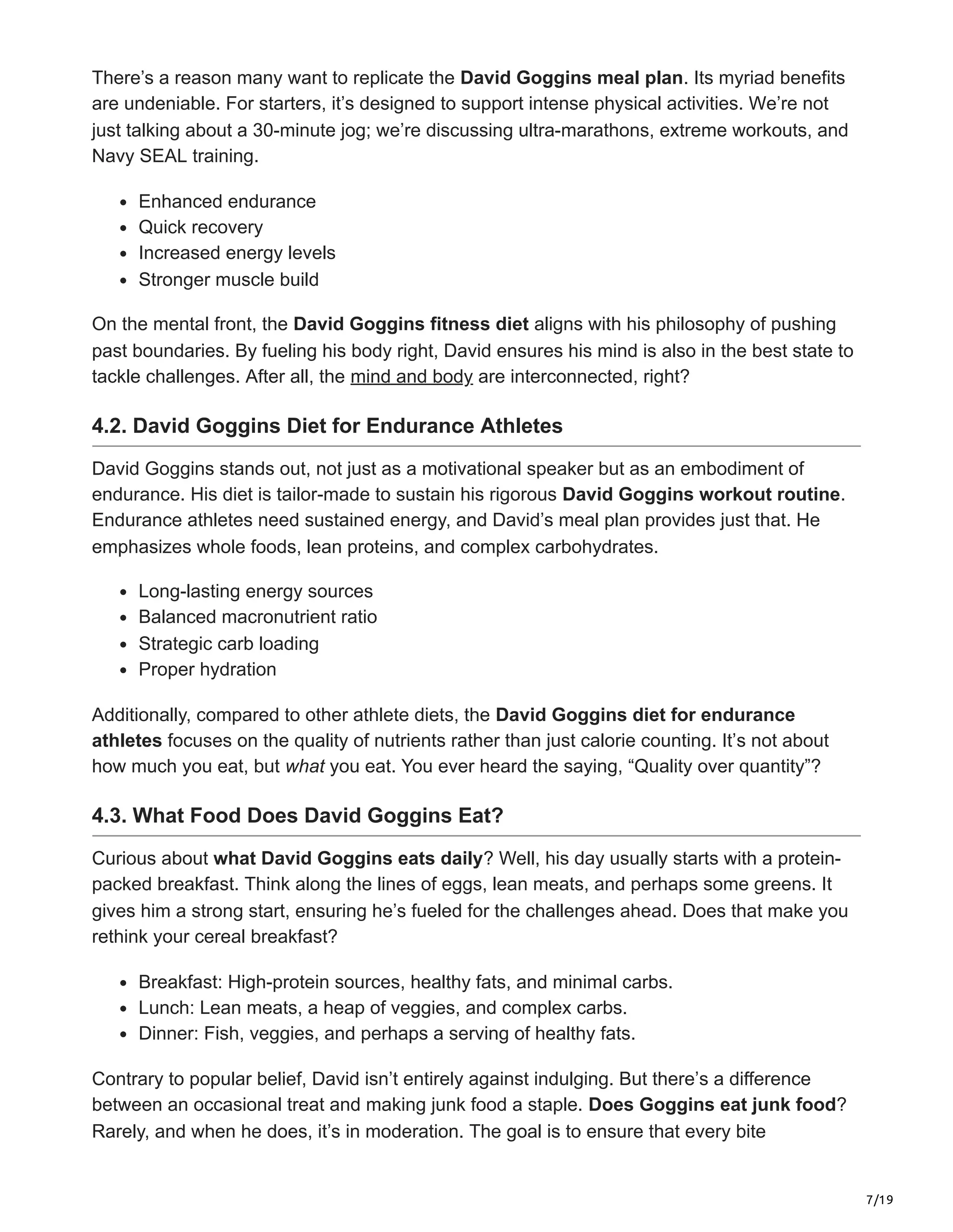 healthimproveu.com-David Goggins Diet A Deep Dive into His Nutrition ...