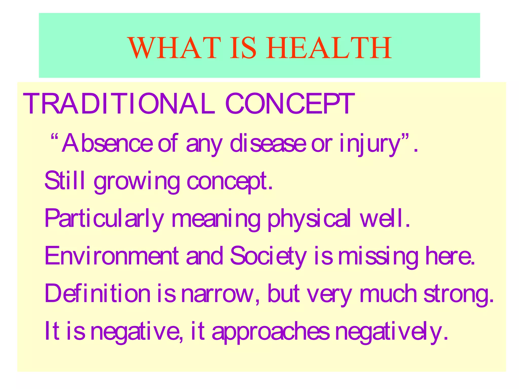 Health in Developing Countries | PPT