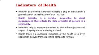 Health Indicator.pdf for the student who are doing pharmacy | PPT