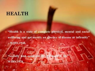 Health indicators | PPTX