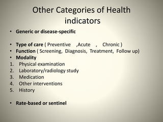 ‫Health indicators | PPTX