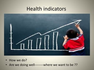 ‫Health indicators | PPTX