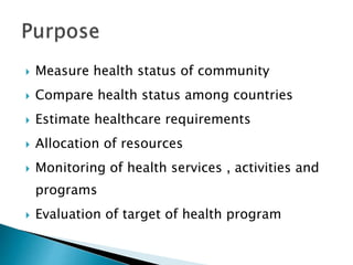 Health indicators | PPT