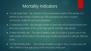 Health indicators | PPTX