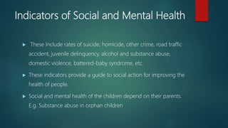 Health indicators | PPTX