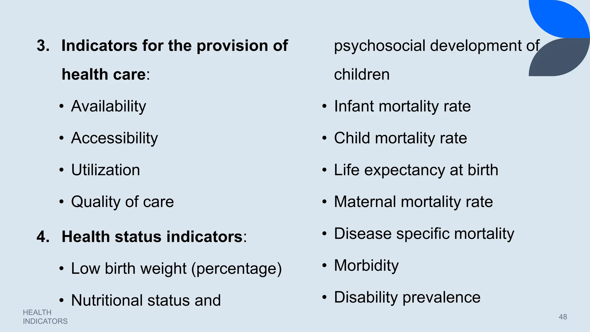 Health Indicators.pptx