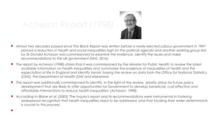 Health Inequalities | ODP