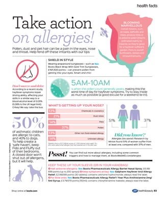 Allergy Advice: Hay Fever, Pet Allergies & Dust | PDF