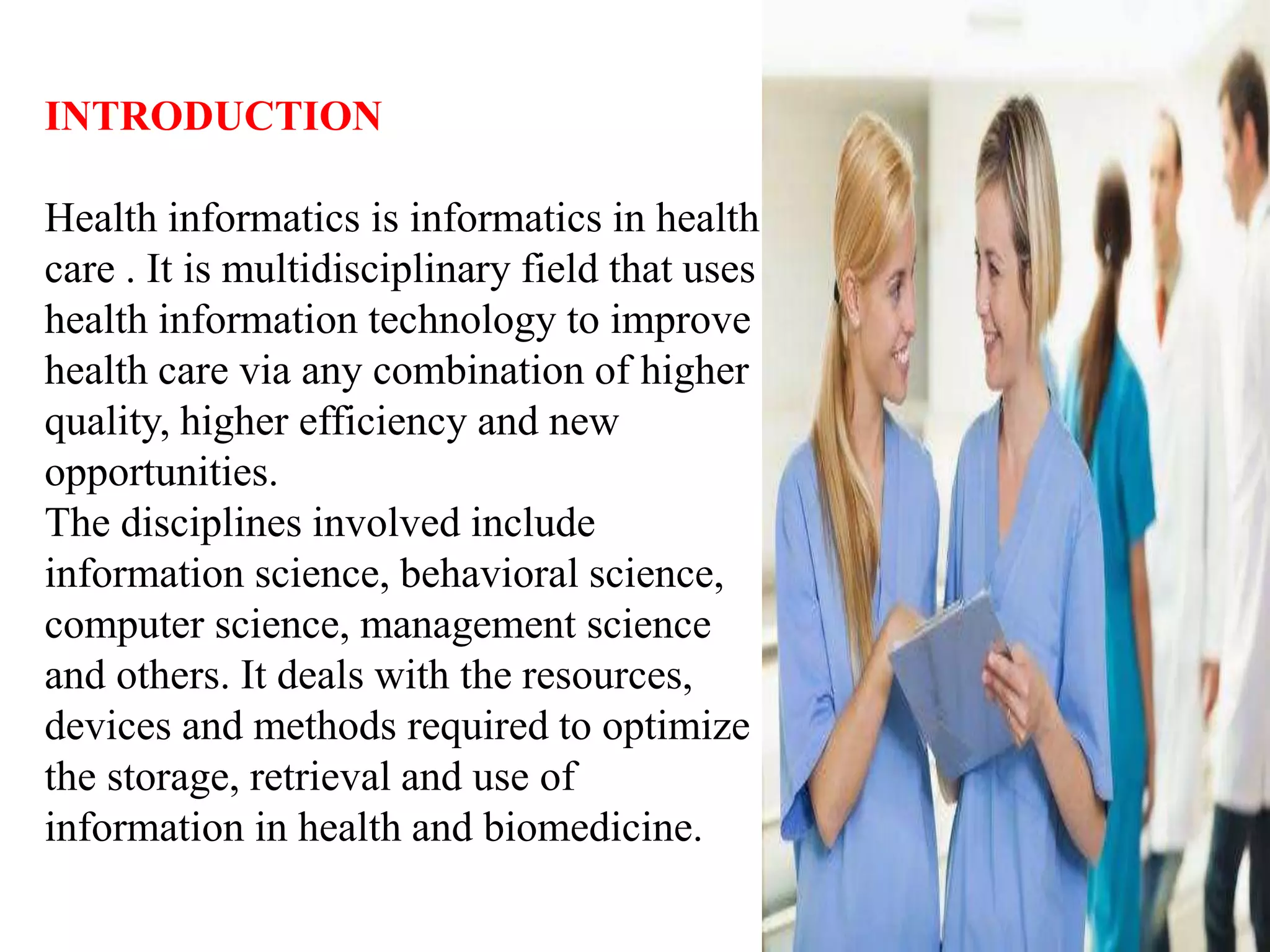 Health informatic | PPTX