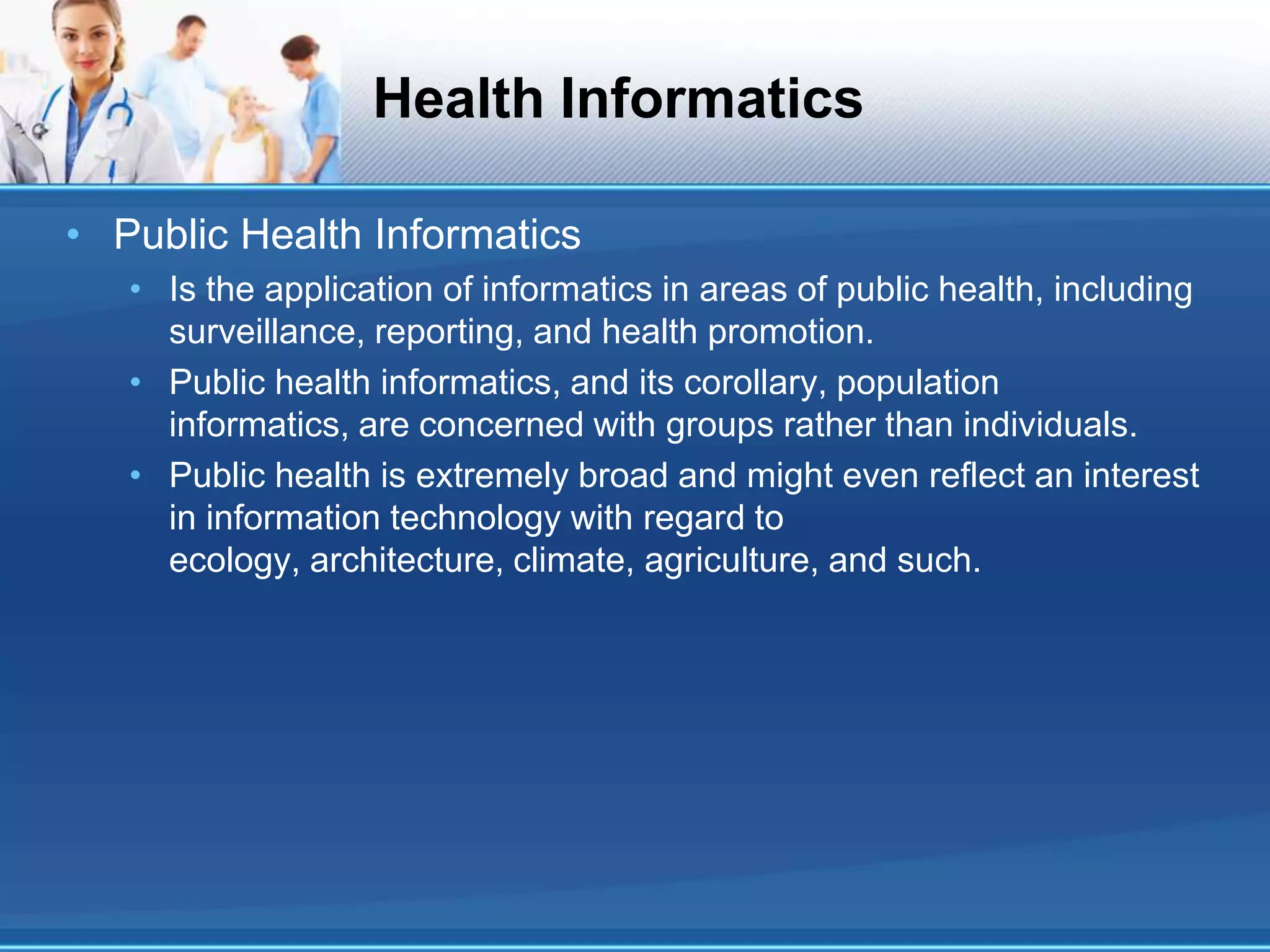 Health informatics | PPTX