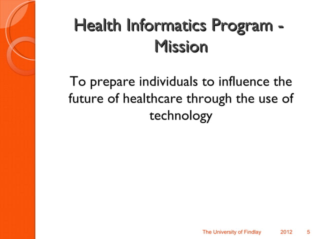 Health Informatics | PPT