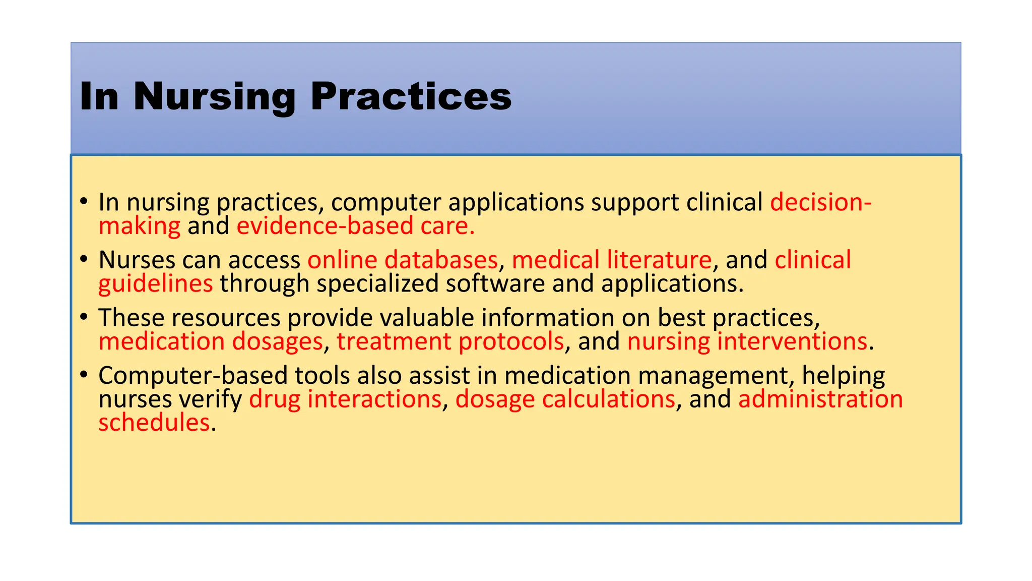 HEALTH/Nursing INFORMATICS and technology | PPTX