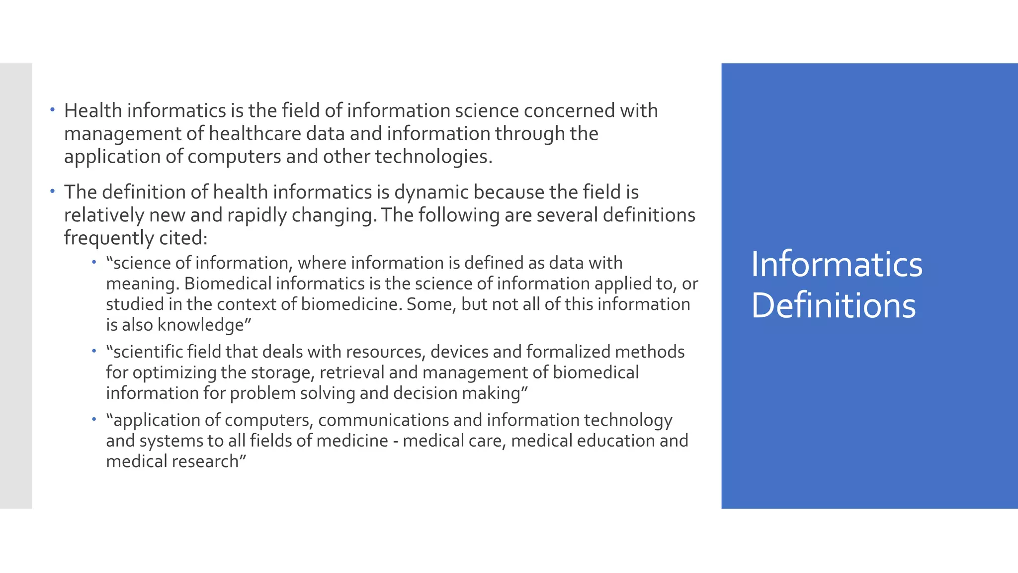 Health Informatics- Module 1-Chapter 1.pptx