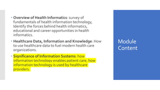Health Informatics- Module 1-Chapter 3.pptx