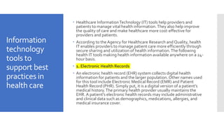 Health Informatics- Module 4-Chapter 3.pptx