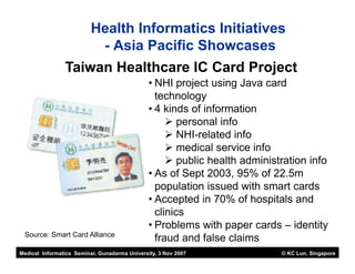 Health Informatics In Asia (Gunadarma U)Joko | PDF