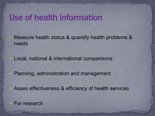 Health information | PPTX | Diseases and Conditions | Medical Health