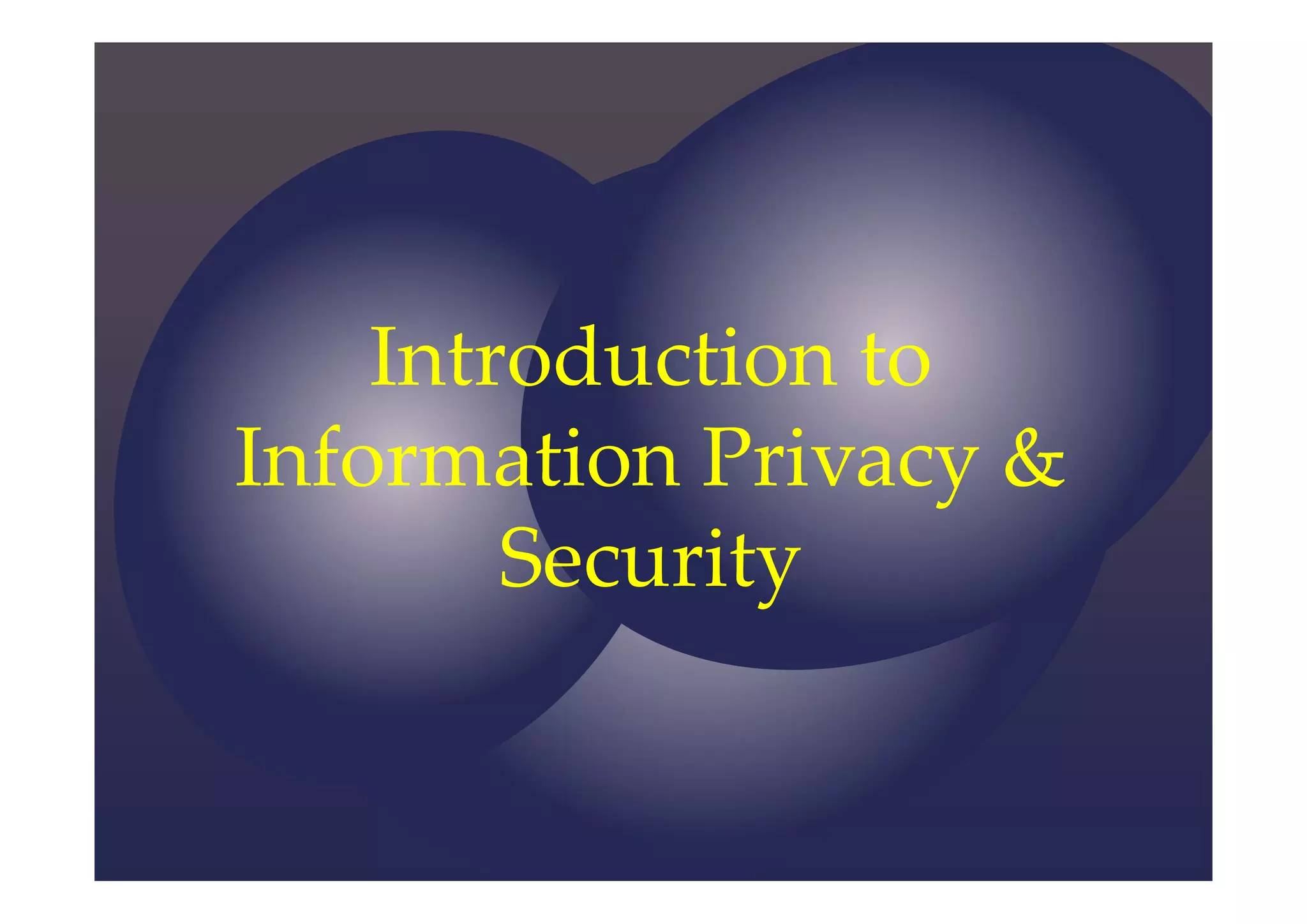 Health Information Privacy and Security | PPT
