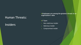 Health information security 3 vulnerability threat and risk | PPTX
